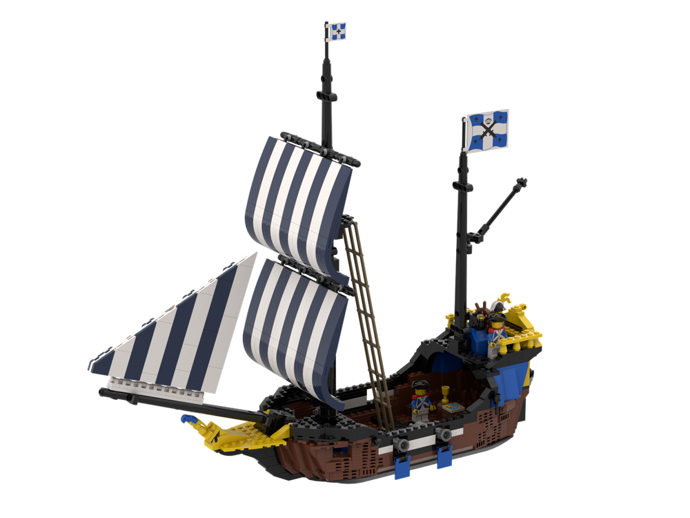 LEGO MOC 6274 - Carribean Clipper remake by Tavernellos | Rebrickable ...
