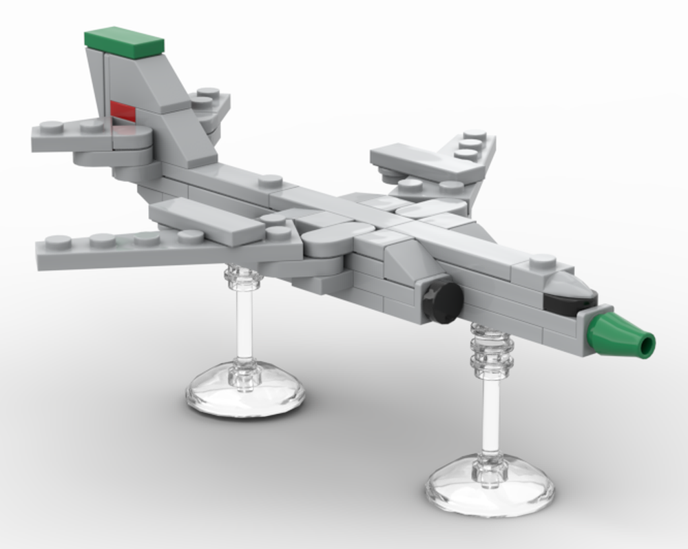 LEGO MOC TU-16 micro scale by Stupidman02 | Rebrickable - Build with LEGO