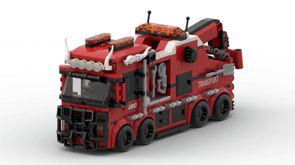 LEGO MOC Emergency recovery truck by P6tu | Rebrickable - Build with LEGO