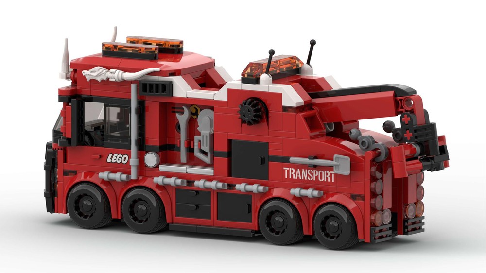 LEGO MOC Emergency recovery truck by P6tu | Rebrickable - Build with LEGO