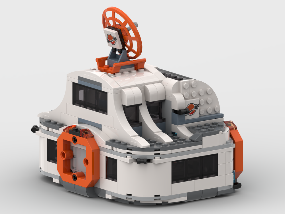 LEGO MOC City Space Command Module by LeFisch | Rebrickable - Build ...