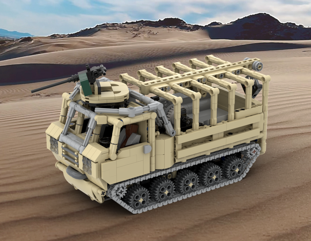 LEGO MOC M548 Tracked Cargo Carrier by duhao1984 | Rebrickable - Build ...