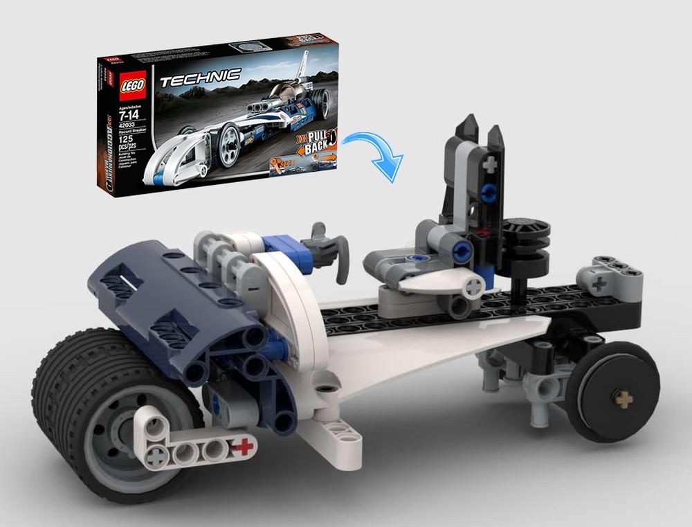 LEGO MOC Mini Road Roller 42033 Alternative by ErikGS | Rebrickable ...