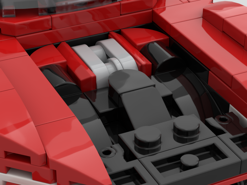 LEGO MOC 2023 Ferrari Purosangue by KineticKit | Rebrickable - Build ...