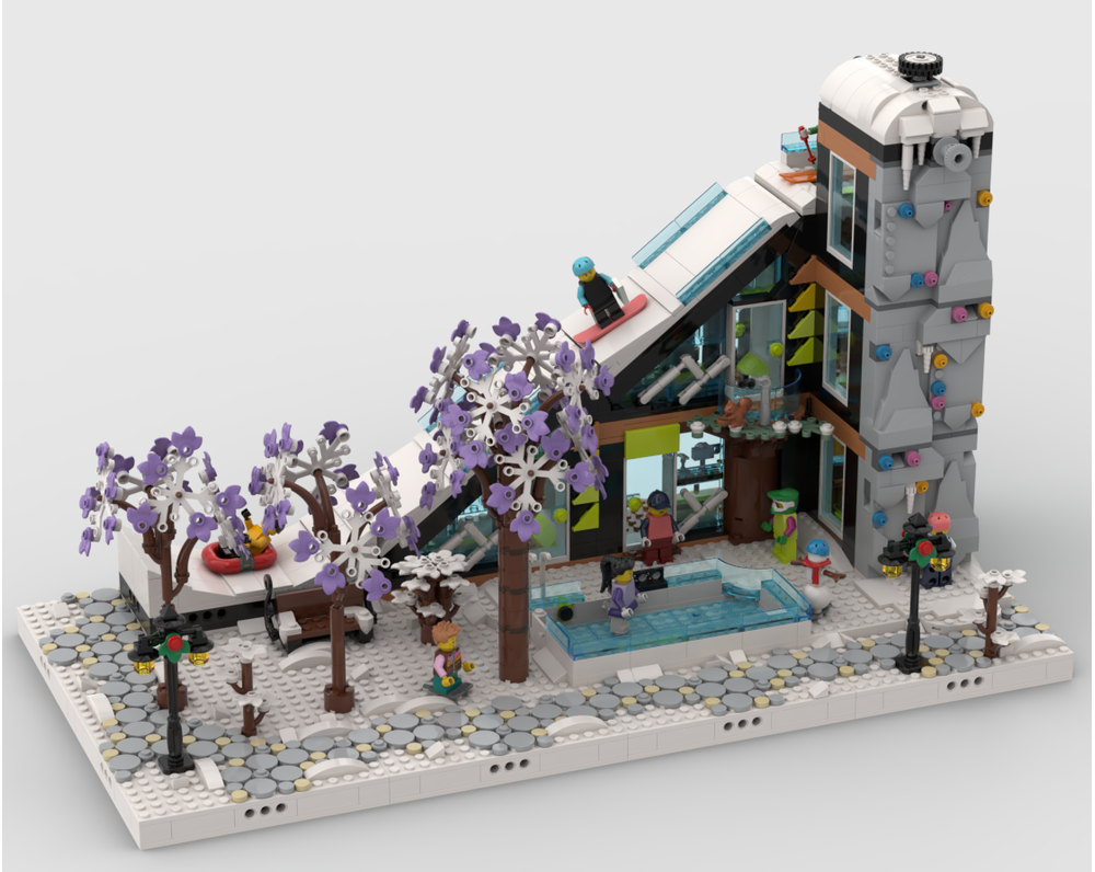 LEGO MOC Winter Village - Display for set 60366 - Ski and Climbing ...