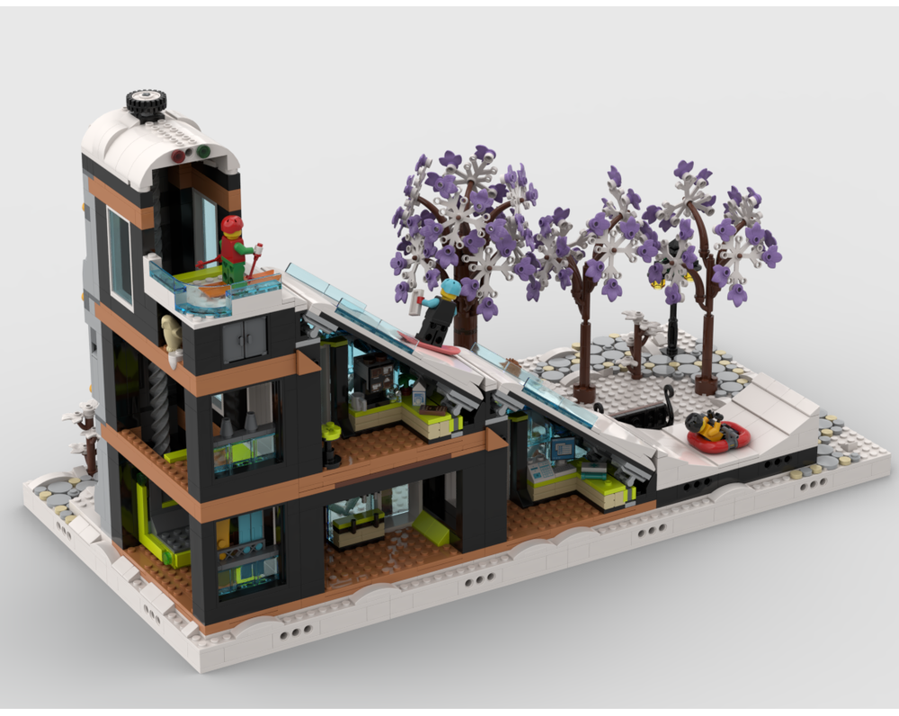 LEGO MOC Winter Village - Display for set 60366 - Ski and Climbing ...