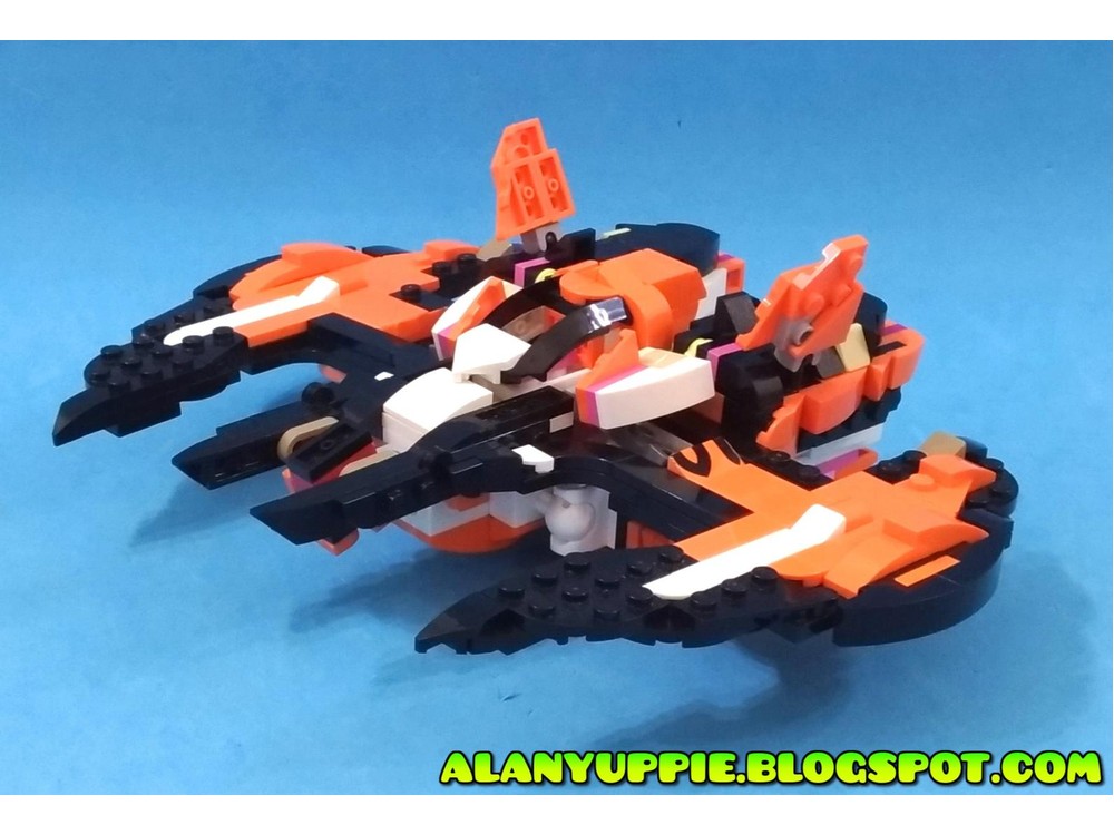 Lego Moc Transformer Batwing 1989 Bat Man Using Creator Set 31129