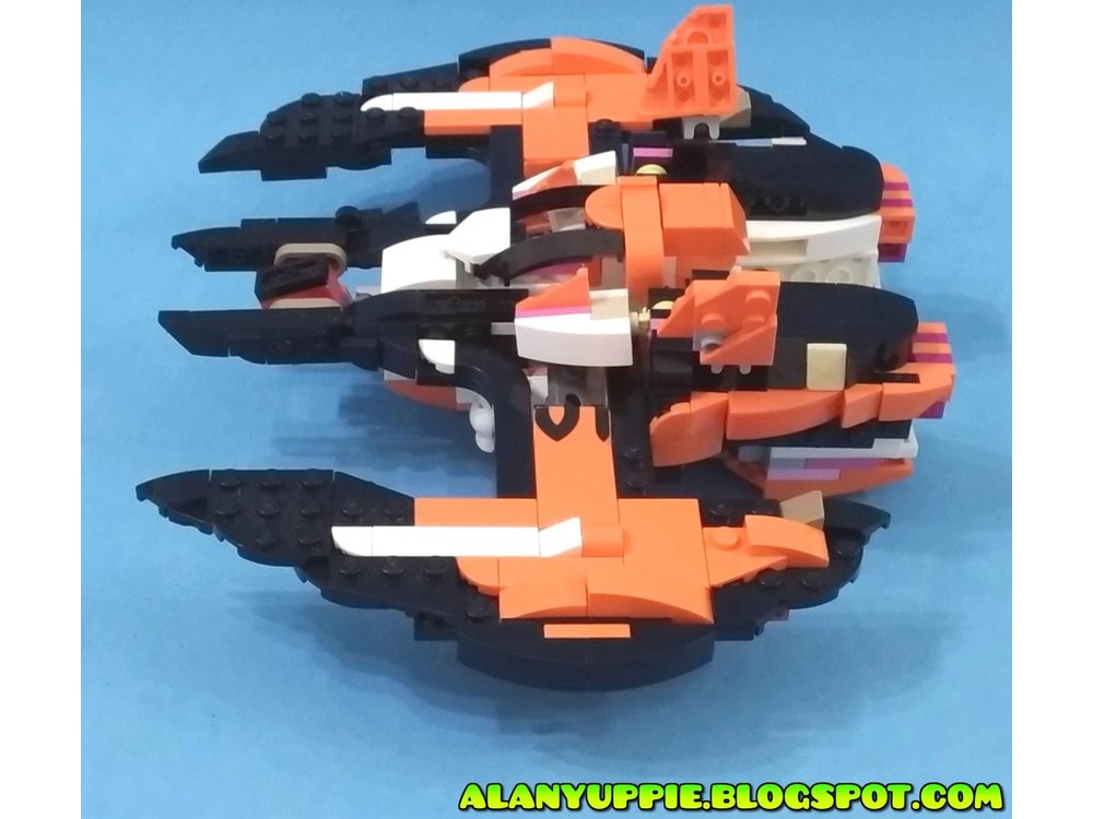 Lego Moc Transformer Batwing 1989 Bat Man Using Creator Set 31129