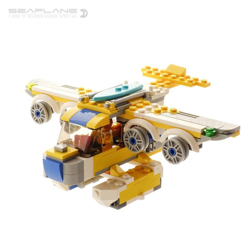 LEGO MOC Sunshine Seaplane by dvdliu | Rebrickable - Build with LEGO