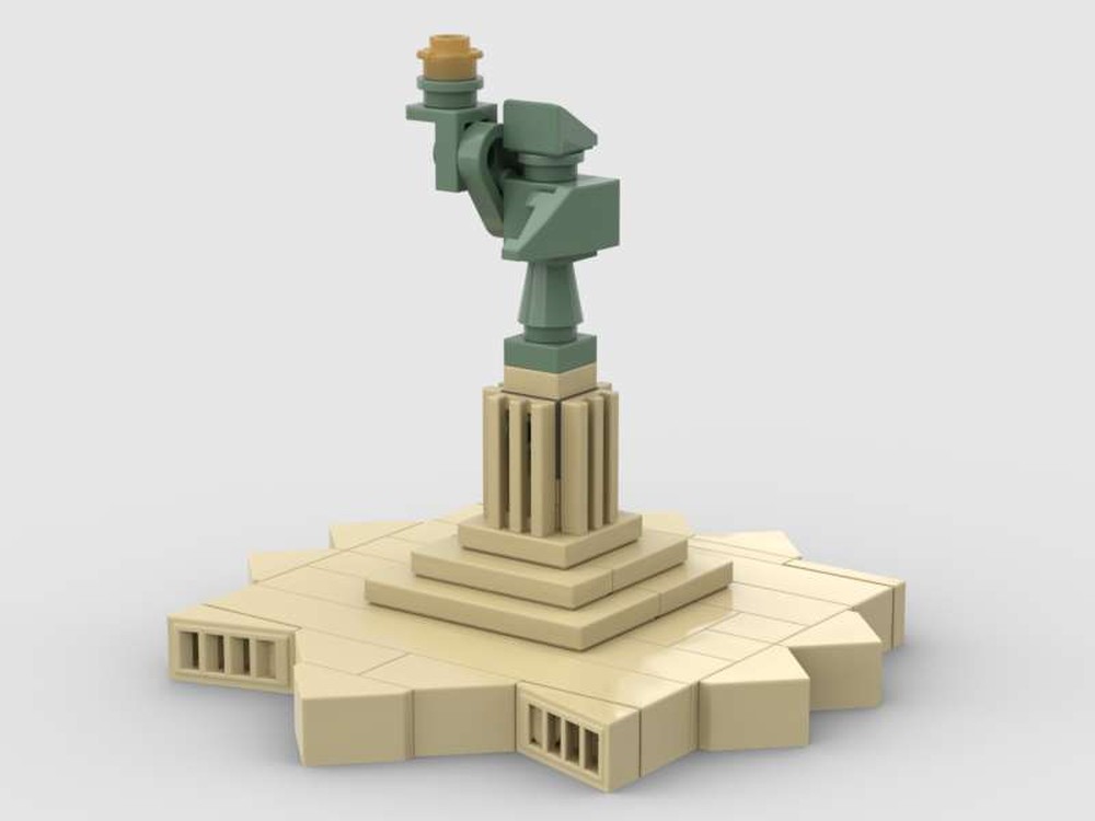 LEGO MOC mini Statue of Liberty by ej76az | Rebrickable - Build with LEGO