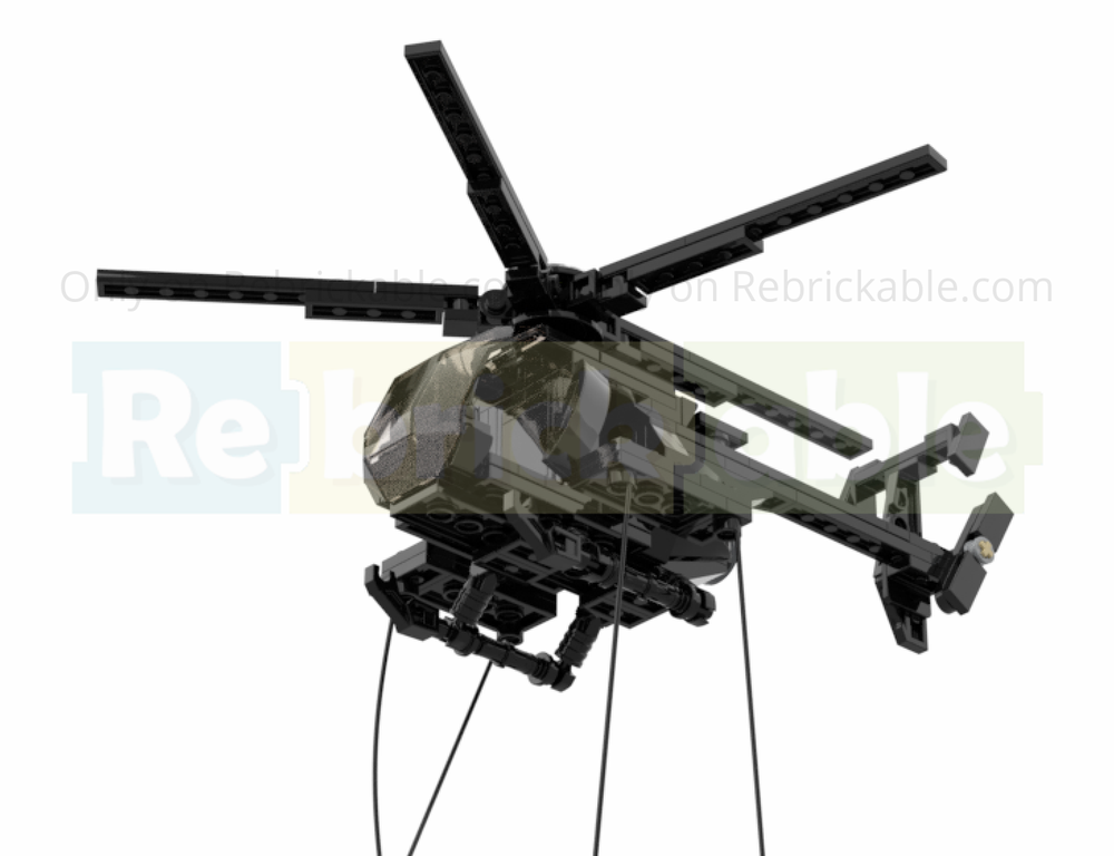 LEGO MOC McDonnell Douglas MH-6M Little Bird by Brick Industries ...