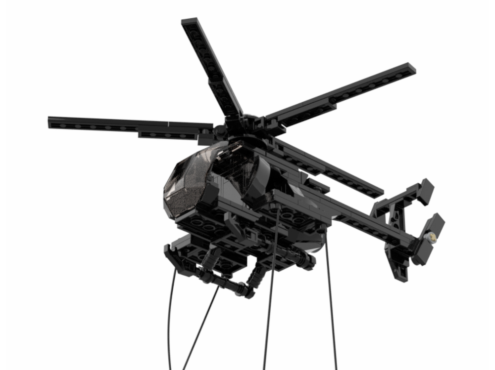 Lego Moc Mcdonnell Douglas Mh 6m Little Bird By Brick Industries