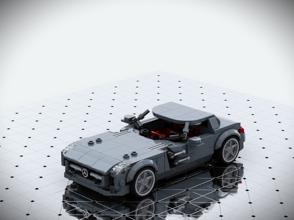 LEGO MOC Mercedes-Benz SLS AMG by Sweeng | Rebrickable - Build with LEGO