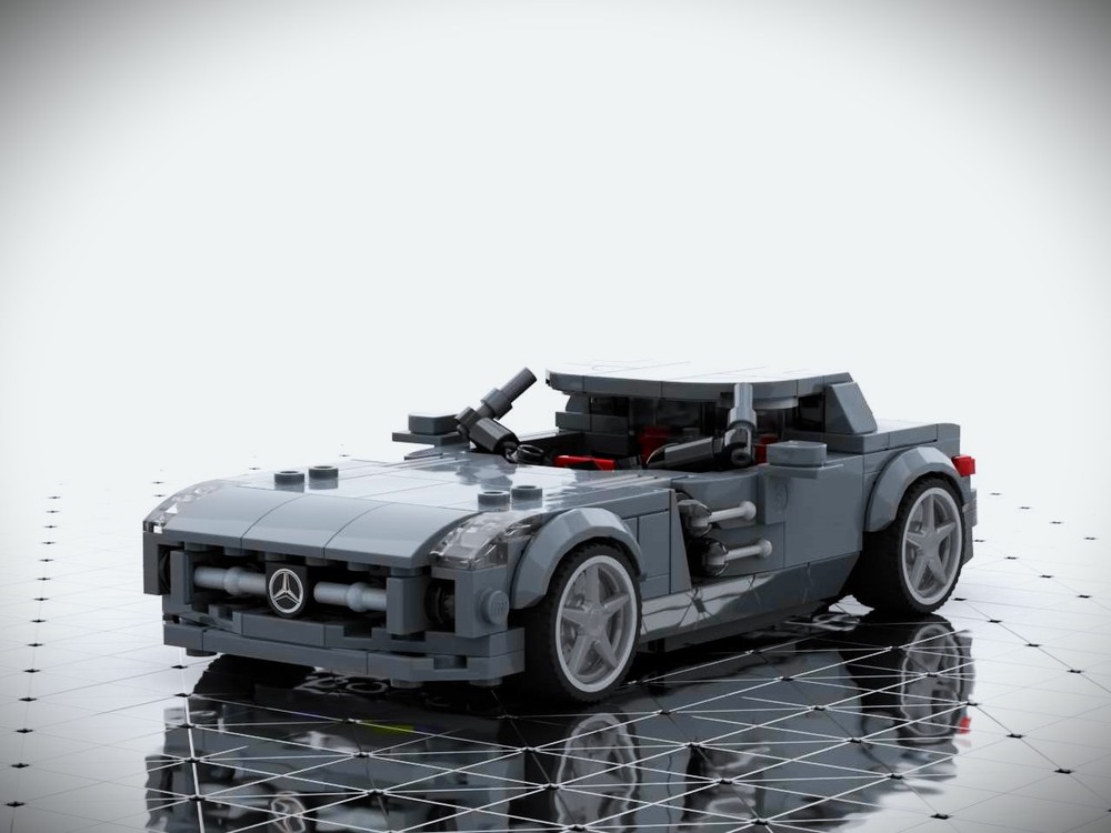 LEGO MOC Mercedes-Benz SLS AMG by Sweeng | Rebrickable - Build with LEGO