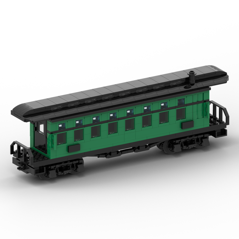 LEGO MOC Narrow Gauge Passenger Car by jhhpp | Rebrickable - Build with ...