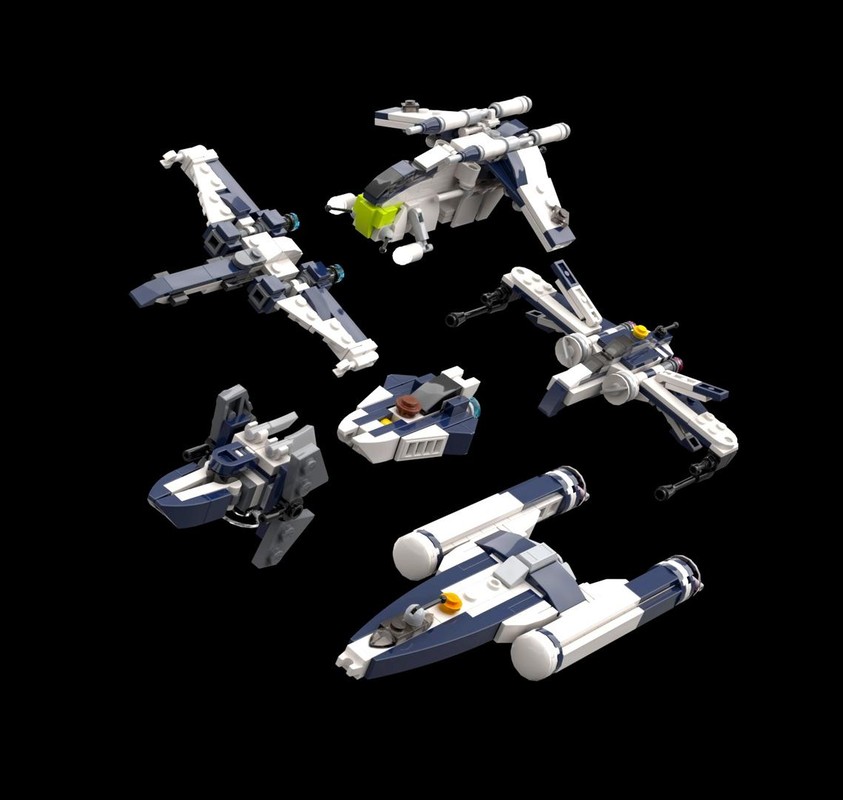 LEGO MOC Republic Strike Force II - 104th Battalion Starfighter Wing ...