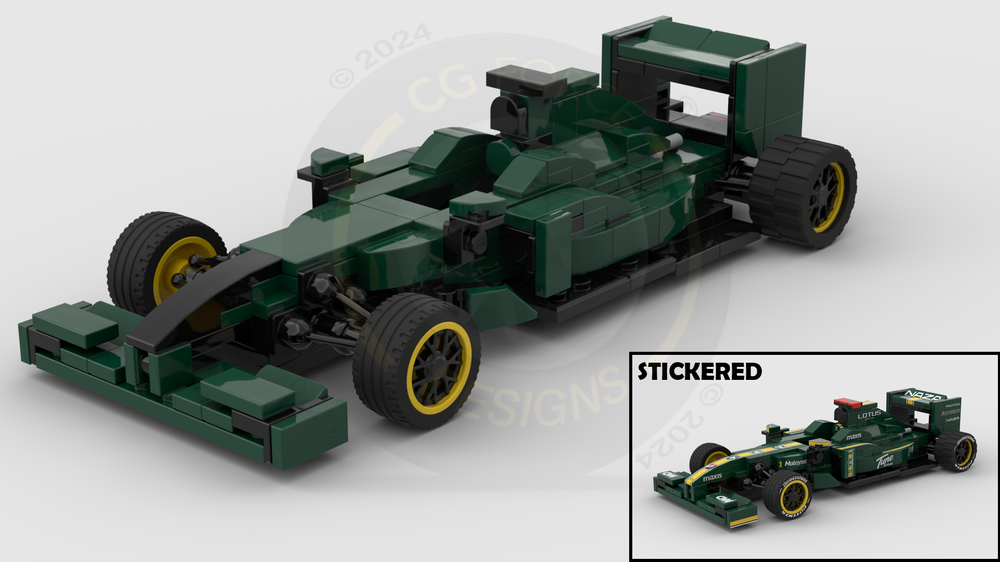 LEGO MOC F1 Lotus T127 by CGForceDesigns | Rebrickable - Build with LEGO