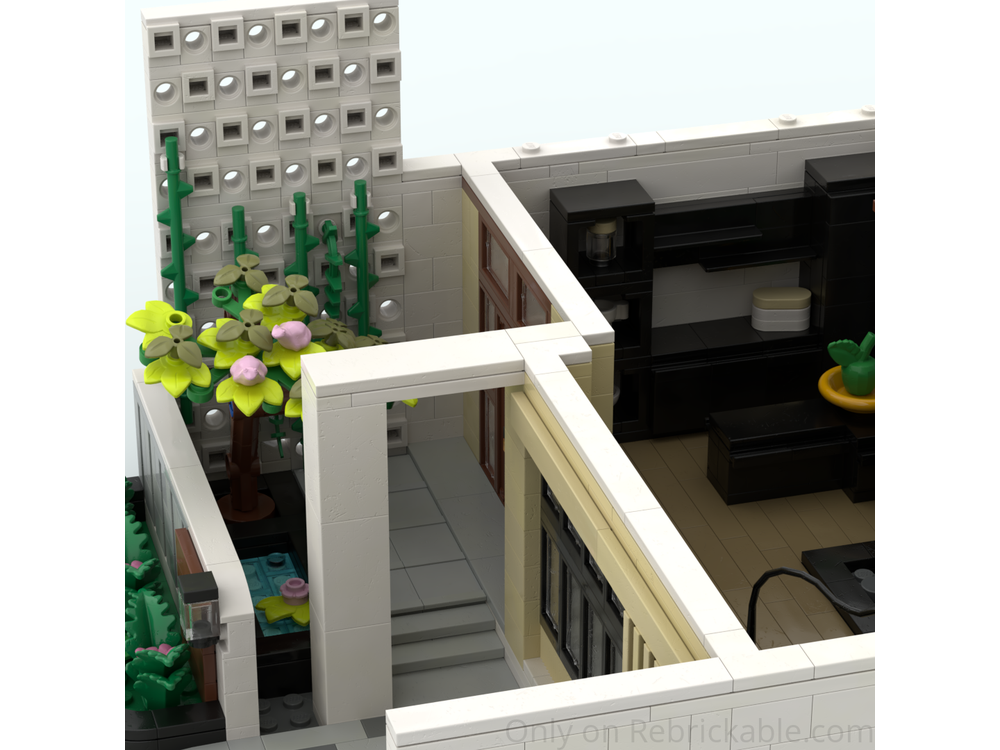 Lego Moc Modern House Concept By Hanoibrick Rebrickable Build With Lego