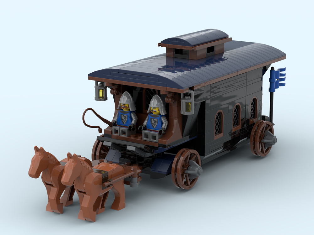 LEGO MOC Black Falcon carriage by Alphonse42 | Rebrickable - Build with ...