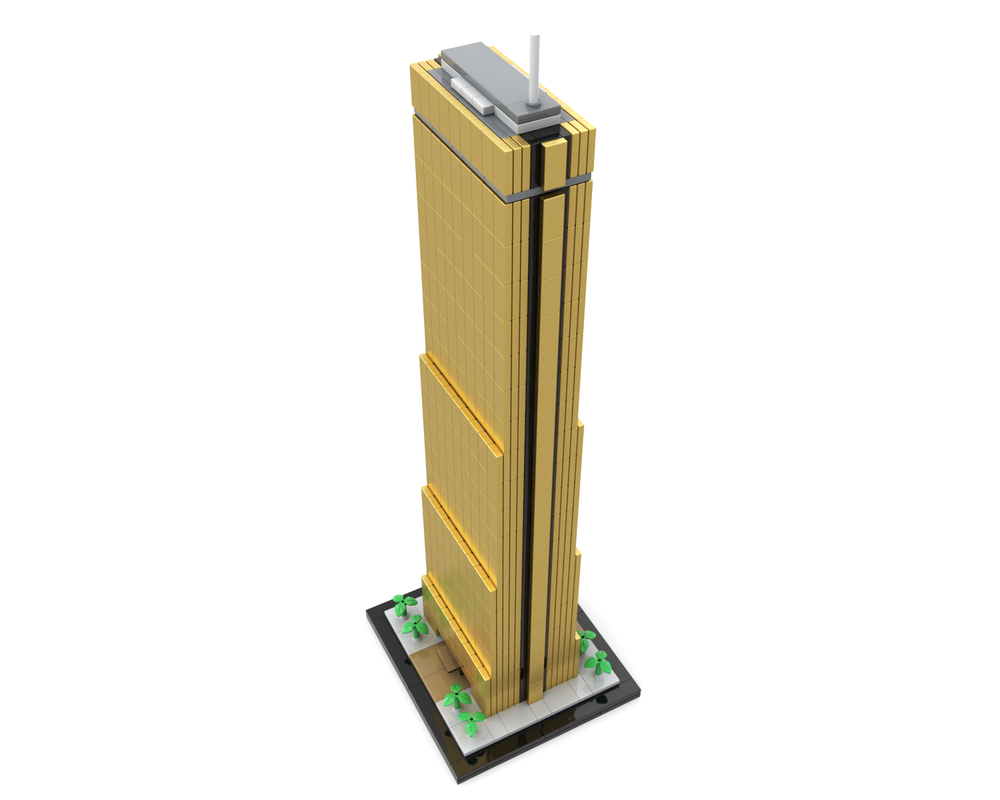LEGO MOC-202035 63 Building 1:800 Scale (Hanwha 63 City) by SPBrix ...