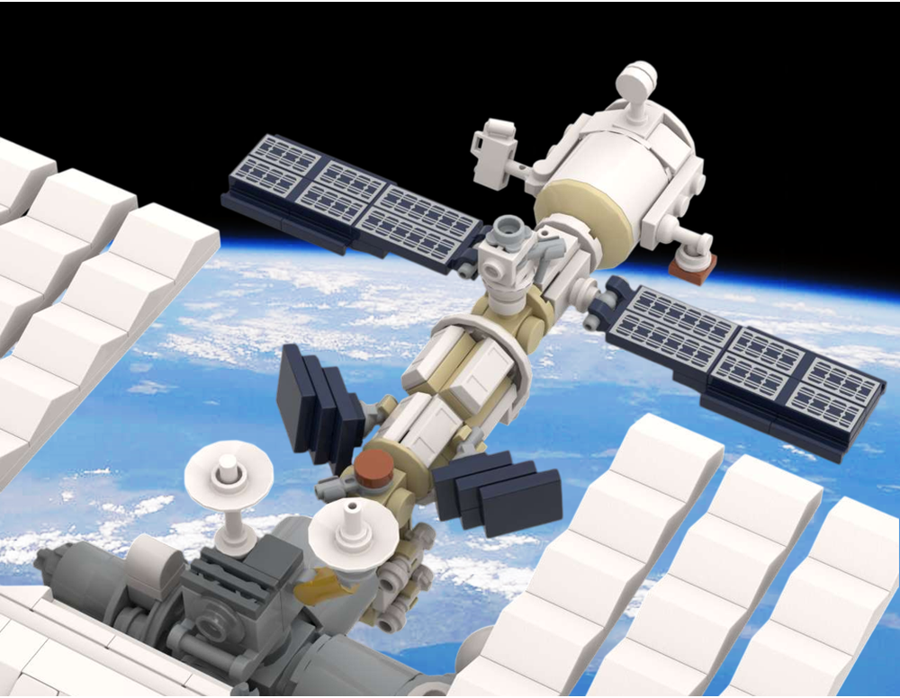 LEGO MOC International Space Station 1:160 by origamitensai ...