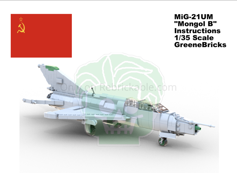 LEGO MOC MiG-21UM "Mongol B" by GreeneBricks | Rebrickable - Build with ...