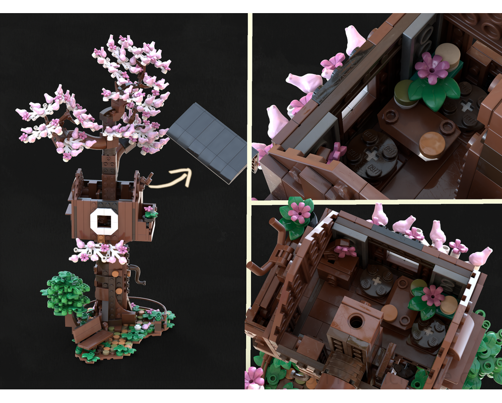 LEGO MOC Tree House by Vanestream | Rebrickable - Build with LEGO