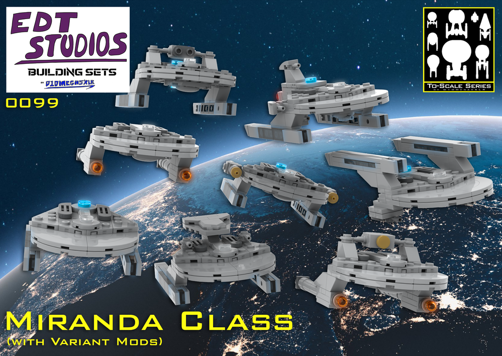 LEGO MOC Miranda Class (with Variant Mods) by D10MegasXLR | Rebrickable ...