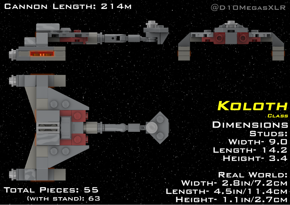 LEGO MOC Koloth Class by D10MegasXLR | Rebrickable - Build with LEGO