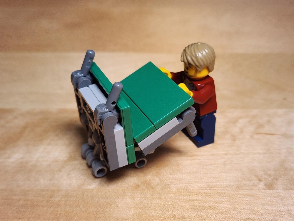 LEGO MOC Foldable Ping Pong Table by Nirastich | Rebrickable - Build ...