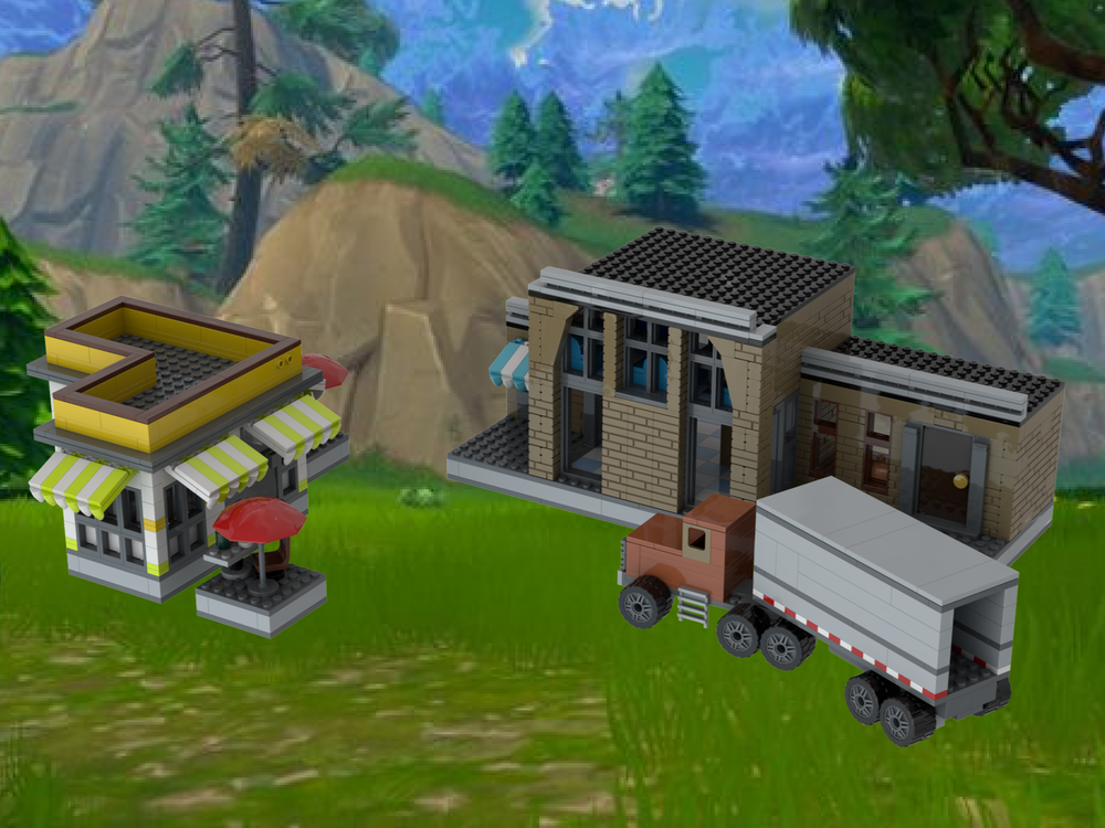 LEGO MOC Retail Row by RepublicStuds | Rebrickable - Build with LEGO