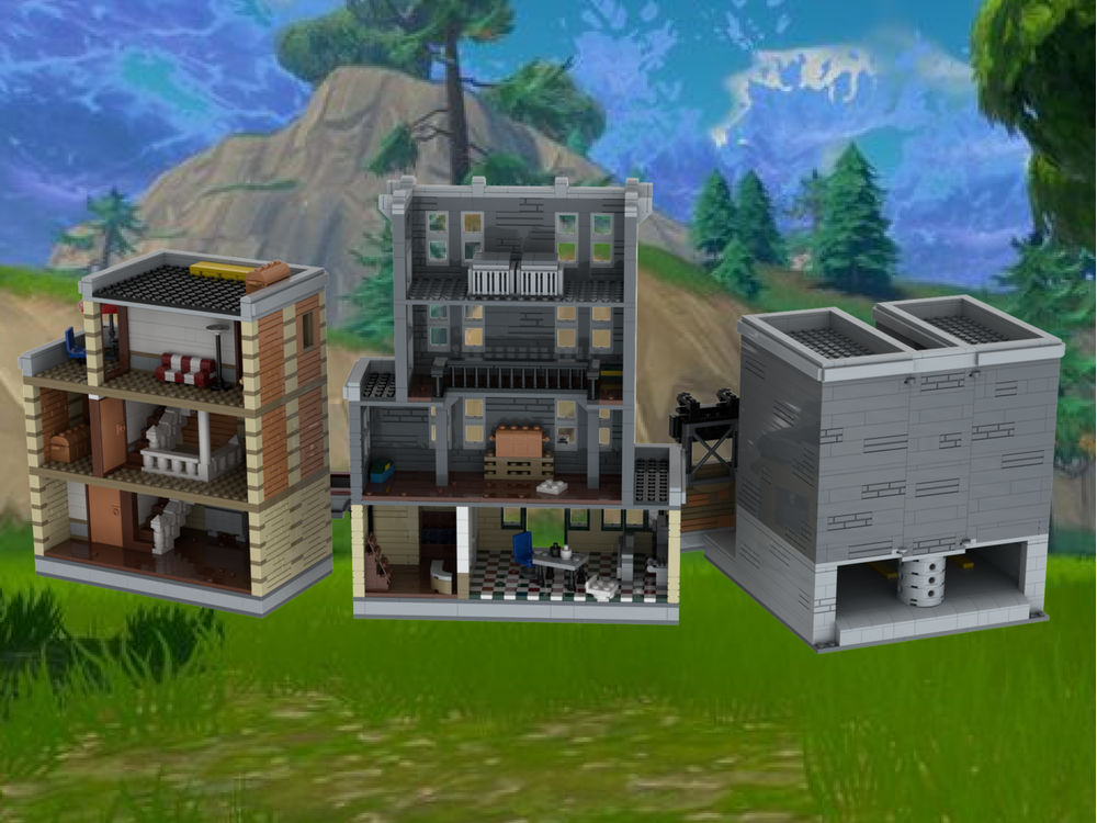 LEGO MOC Tilted Towers by RepublicStuds | Rebrickable - Build with LEGO