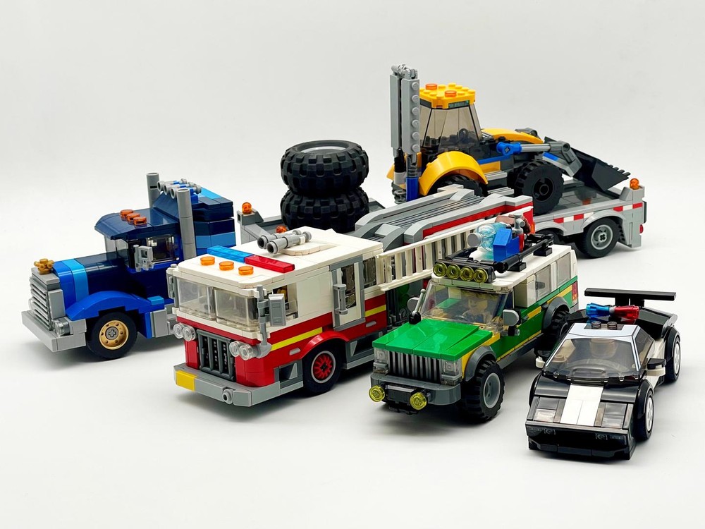 LEGO MOC Service Vehicle Pack #5 by IBrickedItUp | Rebrickable - Build ...