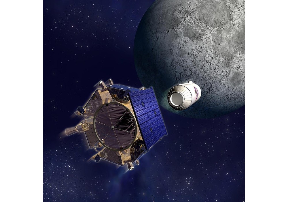 LEGO MOC Lunar Reconnaissance Orbiter and LCROSS with Centaur Upper ...