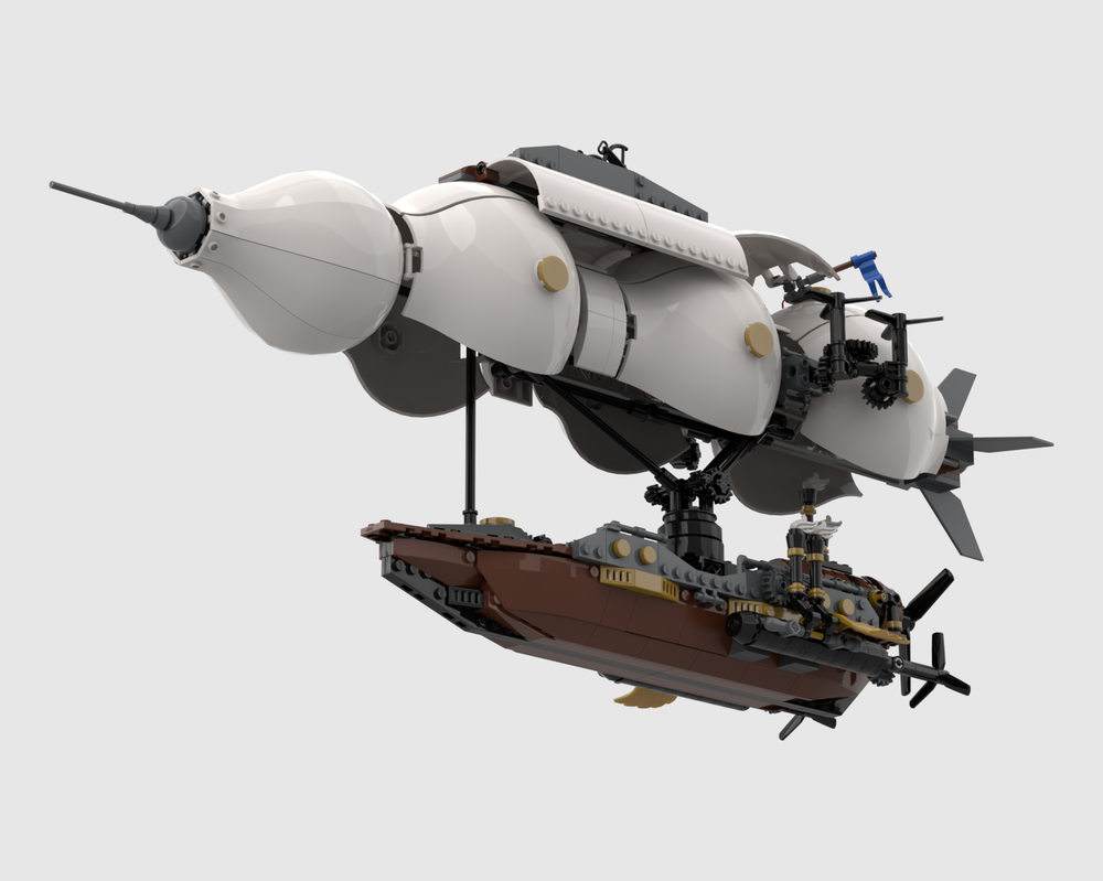 LEGO MOC GnomeCraft Sky Lion Airship by NS6 | Rebrickable - Build with LEGO