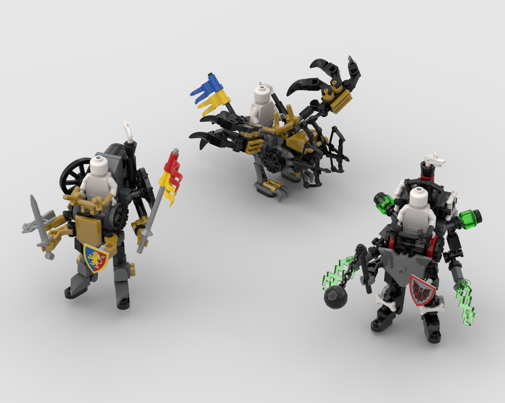 LEGO MOC Steam Knight Armors by NS6 | Rebrickable - Build with LEGO