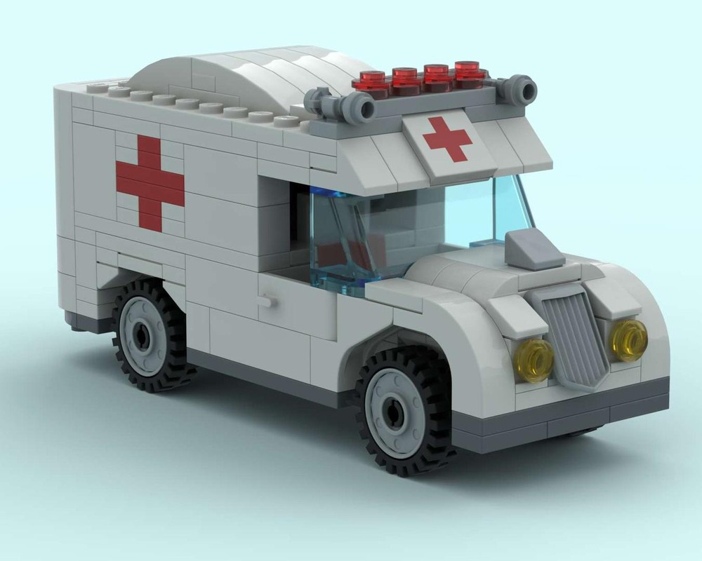 LEGO MOC Classic Ambulance by O_range_j_use | Rebrickable - Build with LEGO
