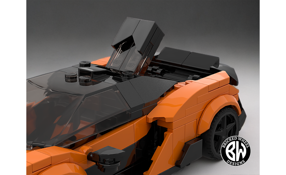 Lego Moc Mclaren W1 By Brickedwheel Rebrickable Build With Lego
