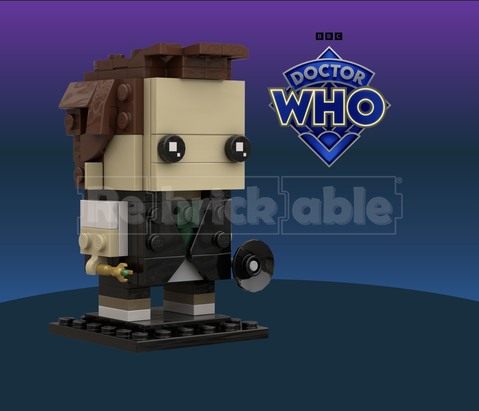 LEGO MOC The 14th Doctor Brickheadz by raguidel | Rebrickable - Build ...