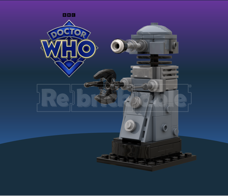 LEGO MOC The first Dalek Brickheadz by raguidel | Rebrickable - Build ...