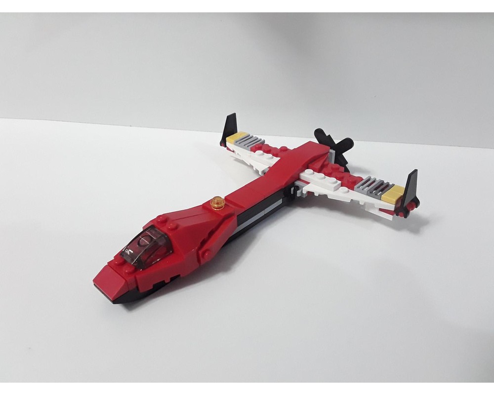 LEGO MOC 31057 - Weird Plane by LegoOri | Rebrickable - Build with LEGO
