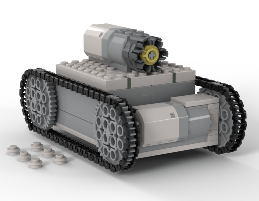 Lego Moc Fun Rc Shooting Tank By Bucktoothbuilder Rebrickable Build