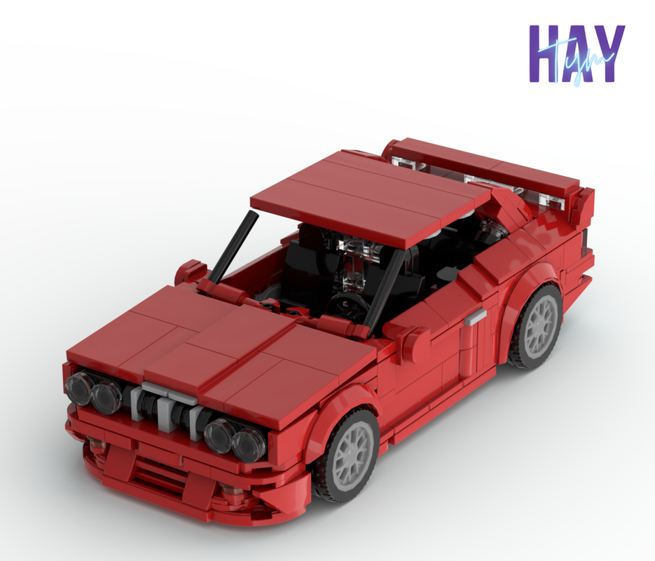 LEGO MOC BMW E30 M3 Evolution (Red) by TymHay | Rebrickable - Build ...