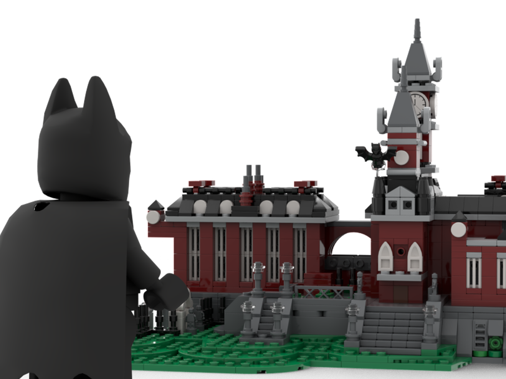 Lego Moc Arkham Asylum Arkham Mansion By Doubleubricks