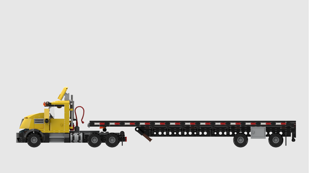 Lego Moc Flatbed Trailer By Phigeon Rebrickable Build With Lego