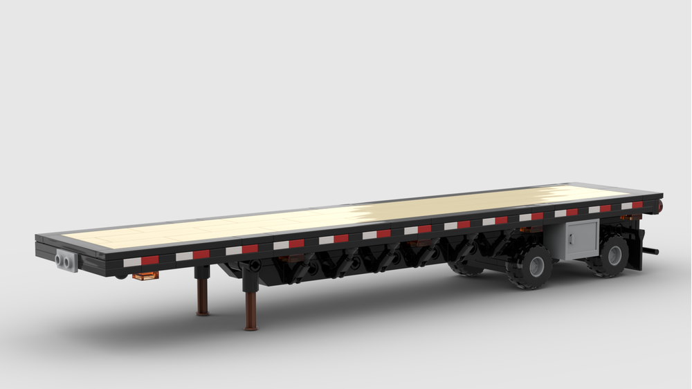 LEGO MOC-202157 Flatbed trailer by phigeon | Rebrickable - Build with LEGO