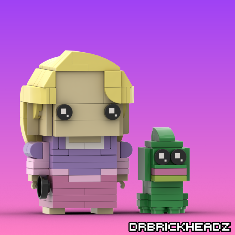 LEGO MOC Rapunzel + Pascal (Tangled) Brickheadz by DrBrickheadz ...