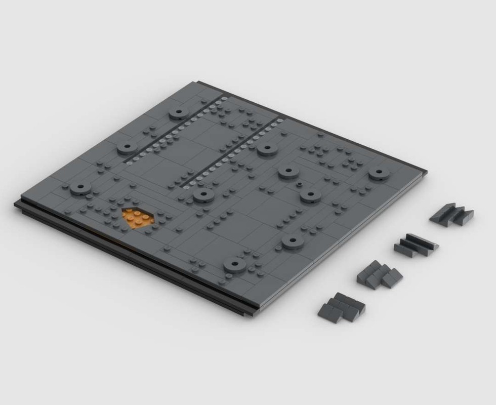 LEGO MOC Moon Base Plate by JAW0323 | Rebrickable - Build with LEGO