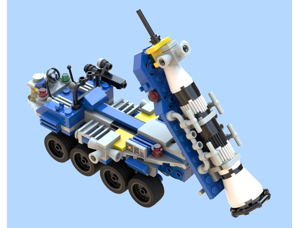 Lego Moc 40712 Rocket Launcher Moc By Rustyrunt Rebrickable Build