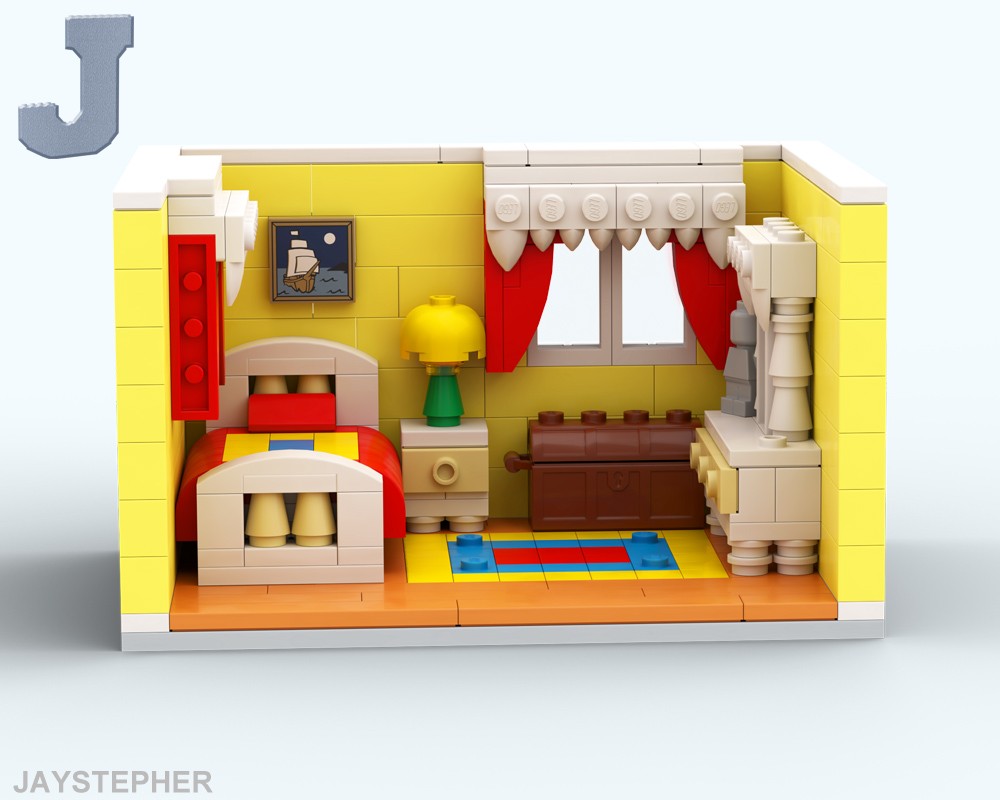 LEGO MOC Kids / Guest Bedroom by jaystepher | Rebrickable - Build with LEGO